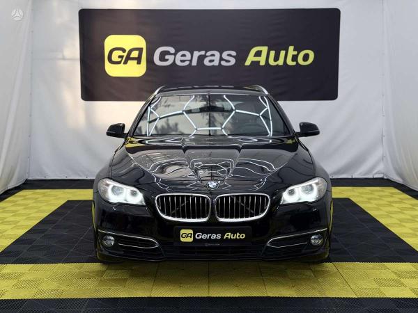 Black BMW 520 2017 in Vilnius, with an engine capacity of 2.00 L and mileage of 334 thousand km for 10500 €, photo 8 on AUTOMOTO.COM.LV