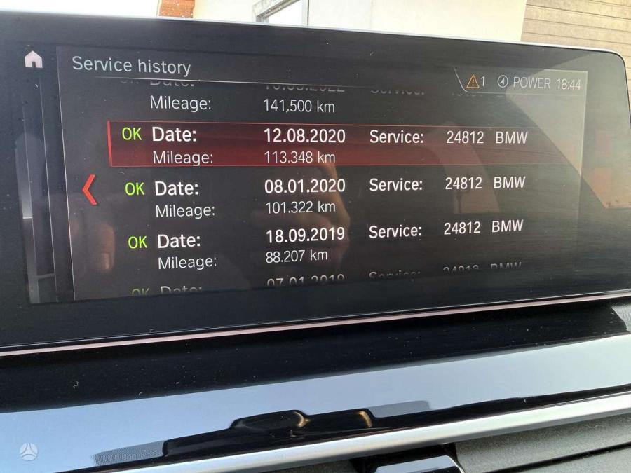 Melns BMW 520 2017 Viļņa, ar dzinēja tilpumu 2.00 L un nobraukumu 200 tūkst. km par 14999 €, foto 32 vietnē AUTOMOTO.COM.LV