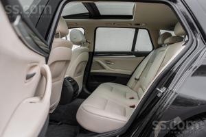 Black BMW 520 2017 in Riga, with an engine capacity of 2.00 L and mileage of 231 thousand km for 12250 €, photo 11 on AUTOMOTO.COM.LV