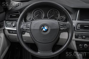 Black BMW 520 2017 in Riga, with an engine capacity of 2.00 L and mileage of 231 thousand km for 12250 €, photo 18 on AUTOMOTO.COM.LV