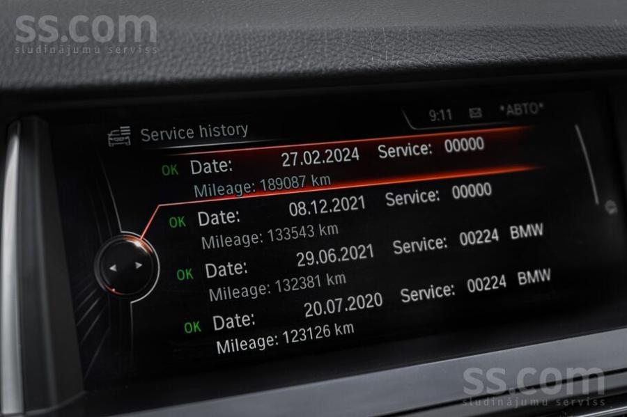 Black BMW 520 2017 in Riga, with an engine capacity of 2.00 L and mileage of 231 thousand km for 12250 €, photo 24 on AUTOMOTO.COM.LV
