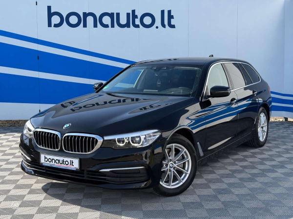 Melns BMW 520 2017 Kauņa, ar dzinēja tilpumu 2.00 L un nobraukumu 201 tūkst. km par 12450 €, foto  vietnē AUTOMOTO.COM.LV