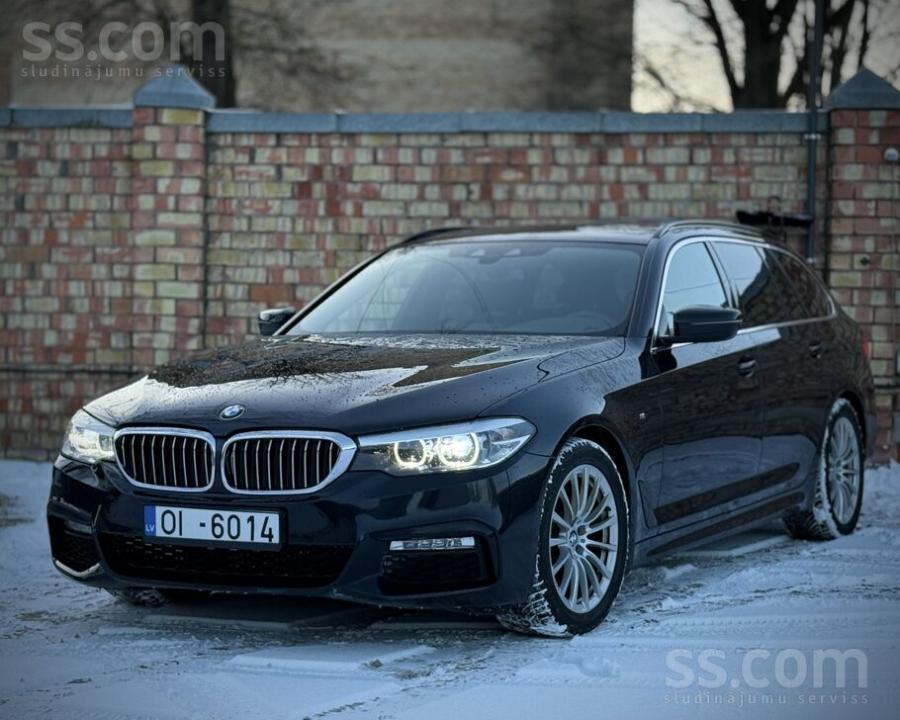 Black BMW 520 2018 in Riga, with an engine capacity of 2.00 L and mileage of 250 thousand km for 18450 €, photo 1 on AUTOMOTO.COM.LV