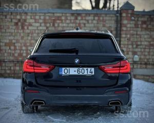 Black BMW 520 2018 in Riga, with an engine capacity of 2.00 L and mileage of 250 thousand km for 18450 €, photo 5 on AUTOMOTO.COM.LV