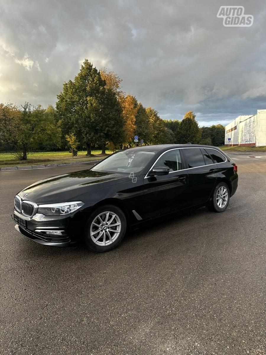 Black BMW 520 2018 in Vilnius, with an engine capacity of 2.00 L and mileage of 210 thousand km for 15650 €, photo 13 on AUTOMOTO.COM.LV
