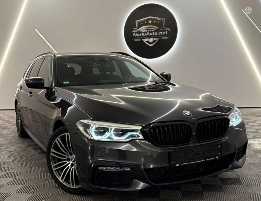 Black BMW 520 2018 in Marijampole, with an engine capacity of 2.00 L and mileage of 290 thousand km for 18750 €, photo 1 on AUTOMOTO.COM.LV