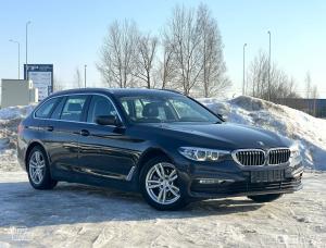 Black BMW 520 2018 in Taurage, with an engine capacity of 2.00 L and mileage of 242 thousand km for 13999 €, photo 5 on AUTOMOTO.COM.LV