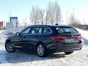 Black BMW 520 2018 in Taurage, with an engine capacity of 2.00 L and mileage of 242 thousand km for 13999 €, photo 7 on AUTOMOTO.COM.LV