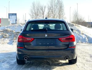 Black BMW 520 2018 in Taurage, with an engine capacity of 2.00 L and mileage of 242 thousand km for 13999 €, photo 10 on AUTOMOTO.COM.LV