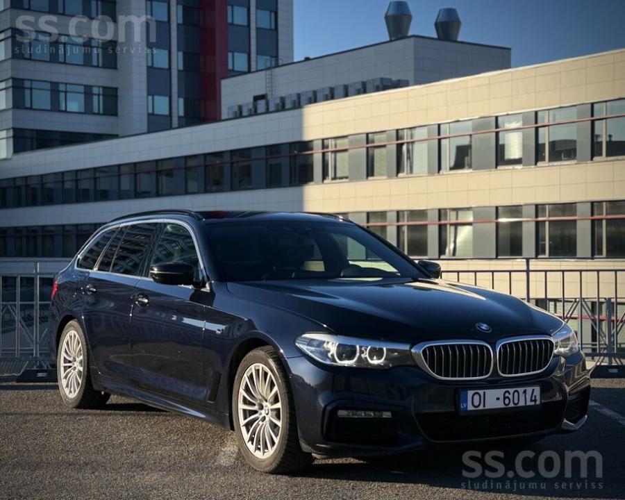 Black BMW 520 2018 in Riga, with an engine capacity of 2.00 L and mileage of 252 thousand km for 16450 €, photo 4 on AUTOMOTO.COM.LV