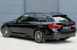 Black BMW 520 2018 in Utena, with an engine capacity of 2.00 L and mileage of 188 thousand km for 18900 €, photo 6 on AUTOMOTO.COM.LV