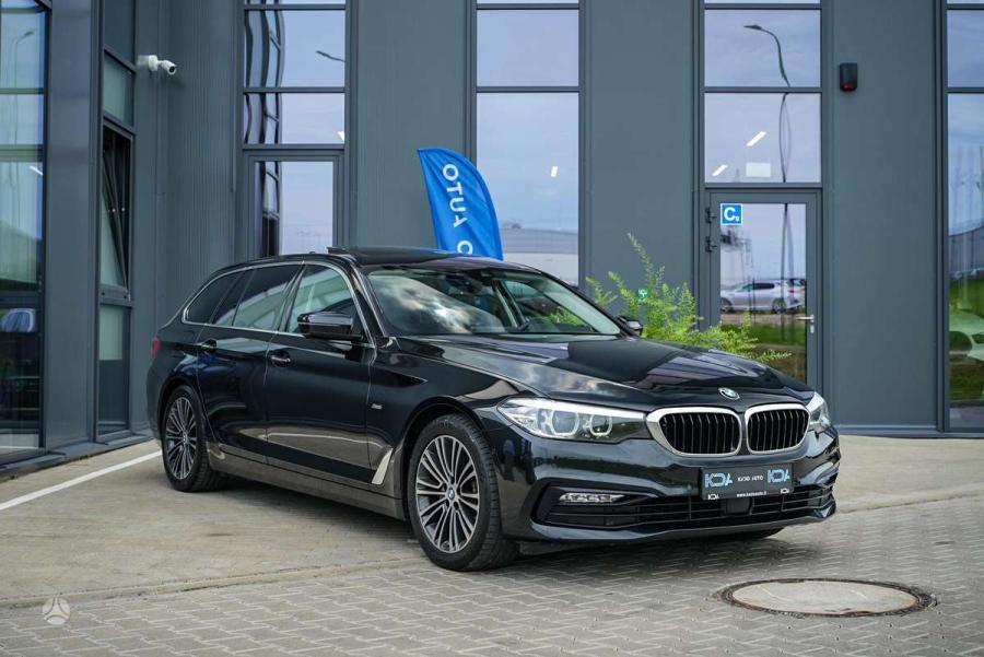 Melns BMW 520 2018 Kauņa, ar dzinēja tilpumu 2.00 L un nobraukumu 193 tūkst. km par 18450 €, foto 1 vietnē AUTOMOTO.COM.LV