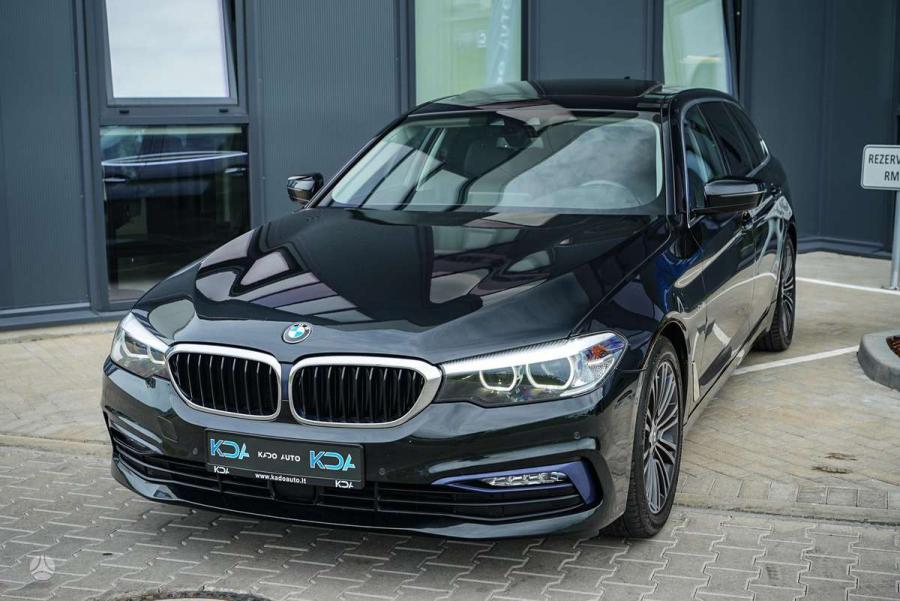 Melns BMW 520 2018 Kauņa, ar dzinēja tilpumu 2.00 L un nobraukumu 193 tūkst. km par 18450 €, foto 6 vietnē AUTOMOTO.COM.LV