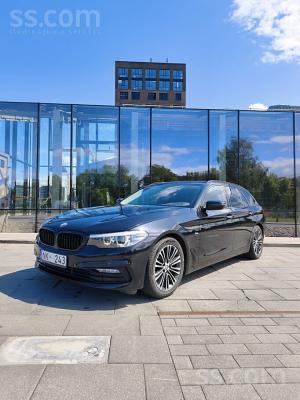 Black BMW 520 2018 in Riga, with an engine capacity of 2.00 L and mileage of 217 thousand km for 15600 €, photo  on AUTOMOTO.COM.LV