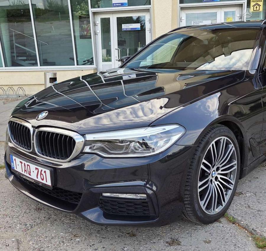 Melns BMW 520 2018 Elektrėnai, ar dzinēja tilpumu 2.00 L un nobraukumu 306 tūkst. km par 16900 €, foto 6 vietnē AUTOMOTO.COM.LV