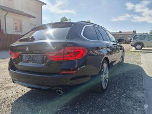 Black BMW 520 2018 in Vilnius, with an engine capacity of 2.00 L and mileage of 280 thousand km for 14150 €, photo 8 on AUTOMOTO.COM.LV