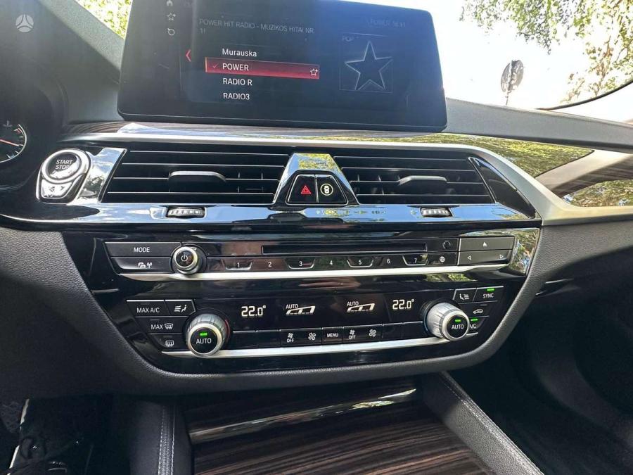Melns BMW 520 2018 Viļņa, ar dzinēja tilpumu 2.00 L un nobraukumu 299 tūkst. km par 15299 €, foto 26 vietnē AUTOMOTO.COM.LV