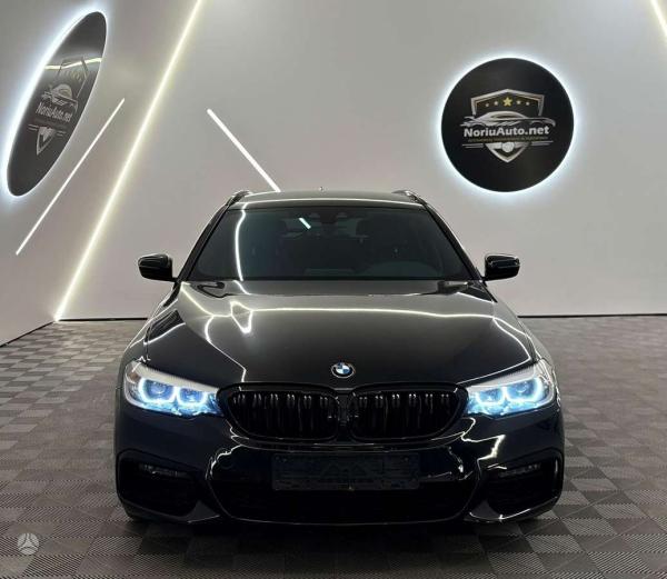 Black BMW 520 2018 in Marijampole, with an engine capacity of 2.00 L and mileage of 133 thousand km for 18999 €, photo 6 on AUTOMOTO.COM.LV