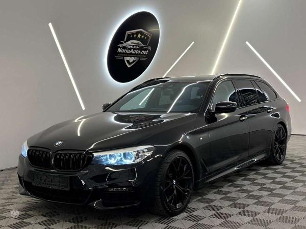 Black BMW 520 2018 in Marijampole, with an engine capacity of 2.00 L and mileage of 133 thousand km for 18999 €, photo 7 on AUTOMOTO.COM.LV