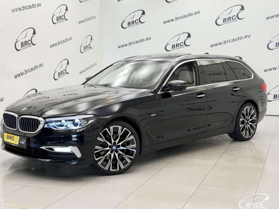 Черный БМВ 520 2018 в Вильнюс, объемом двигателя 2.00 л и пробегом 277 тыс. км за 16500 €, фото 1 на AUTOMOTO.COM.LV