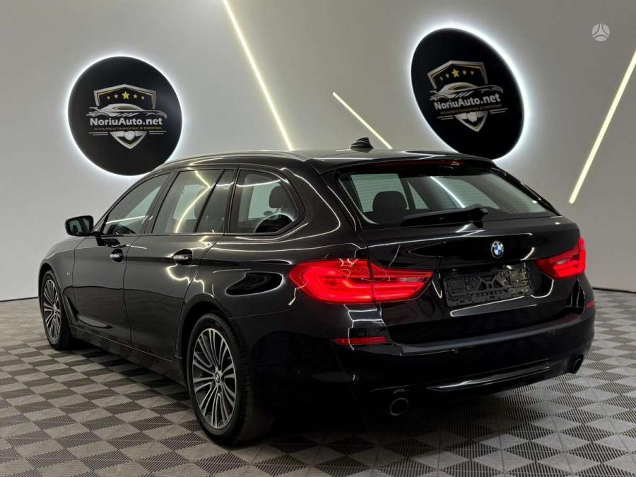 Black BMW 520 2018 in Marijampole, with an engine capacity of 2.00 L and mileage of 218 thousand km for 16950 €, photo 29 on AUTOMOTO.COM.LV