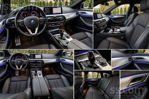 Black BMW 520 2018 in Riga, with an engine capacity of 2.00 L and mileage of 194 thousand km for 15700 €, photo 8 on AUTOMOTO.COM.LV