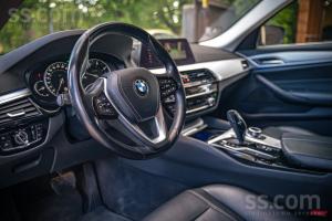 Black BMW 520 2019 in Jelgava, with an engine capacity of 2.00 L and mileage of 88 thousand km for 20950 €, photo 17 on AUTOMOTO.COM.LV