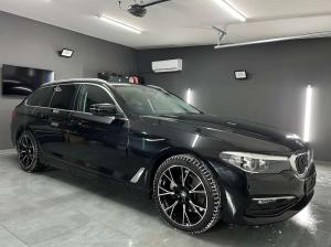 Black BMW 520 2019 in Utena, with an engine capacity of 2.00 L and mileage of 145 thousand km for 16950 €, photo  on AUTOMOTO.COM.LV