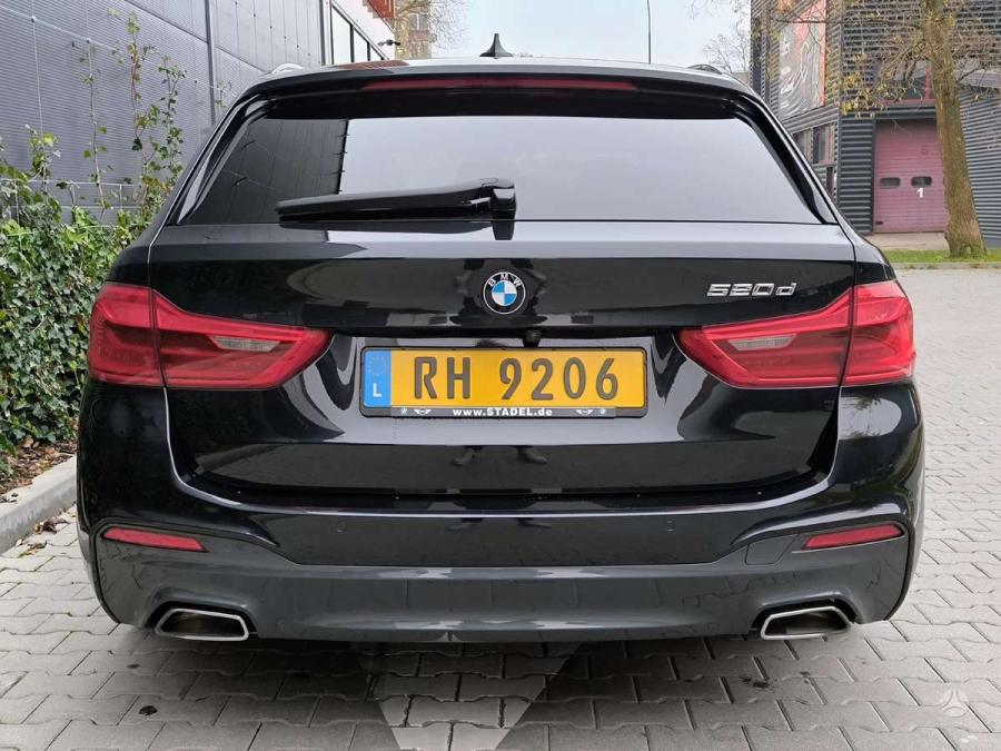 Melns BMW 520 2019 Klaipėda, ar dzinēja tilpumu 2.00 L un nobraukumu 257 tūkst. km par 21500 €, foto 8 vietnē AUTOMOTO.COM.LV