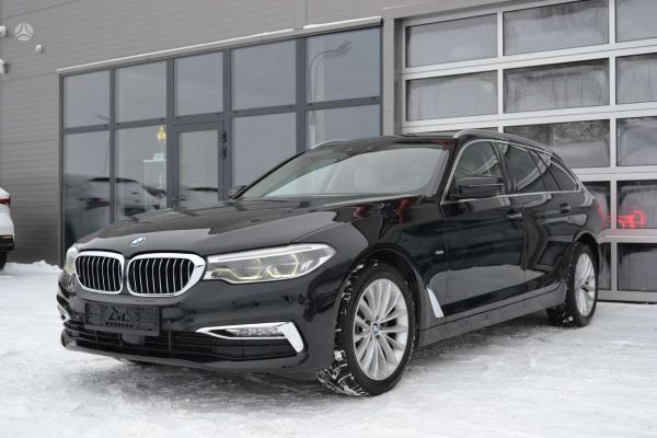 Black BMW 520 2019 in Vilnius, with an engine capacity of 2.00 L and mileage of 171 thousand km for 19000 €, photo 2 on AUTOMOTO.COM.LV