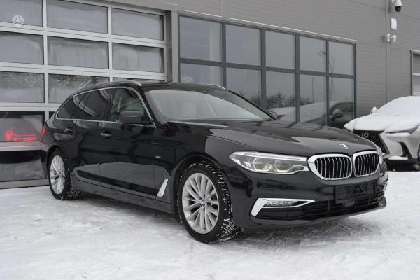 Black BMW 520 2019 in Vilnius, with an engine capacity of 2.00 L and mileage of 171 thousand km for 19000 €, photo 5 on AUTOMOTO.COM.LV