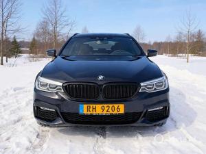 Black BMW 520 2019 in Klaipeda, with an engine capacity of 2.00 L and mileage of 257 thousand km for 21175 €, photo  on AUTOMOTO.COM.LV