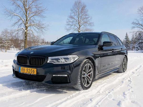 Black BMW 520 2019 in Klaipeda, with an engine capacity of 2.00 L and mileage of 257 thousand km for 21175 €, photo 2 on AUTOMOTO.COM.LV