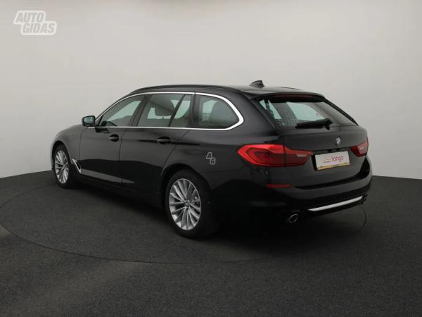 Black BMW 520 2019 in Vilnius, with an engine capacity of 2.00 L and mileage of 178 thousand km for 20999 €, photo 7 on AUTOMOTO.COM.LV