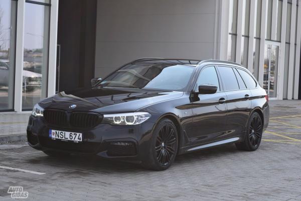 Melns BMW 520 2019 Viļņa, ar dzinēja tilpumu 2.00 L un nobraukumu 264 tūkst. km par 16500 €, foto  vietnē AUTOMOTO.COM.LV