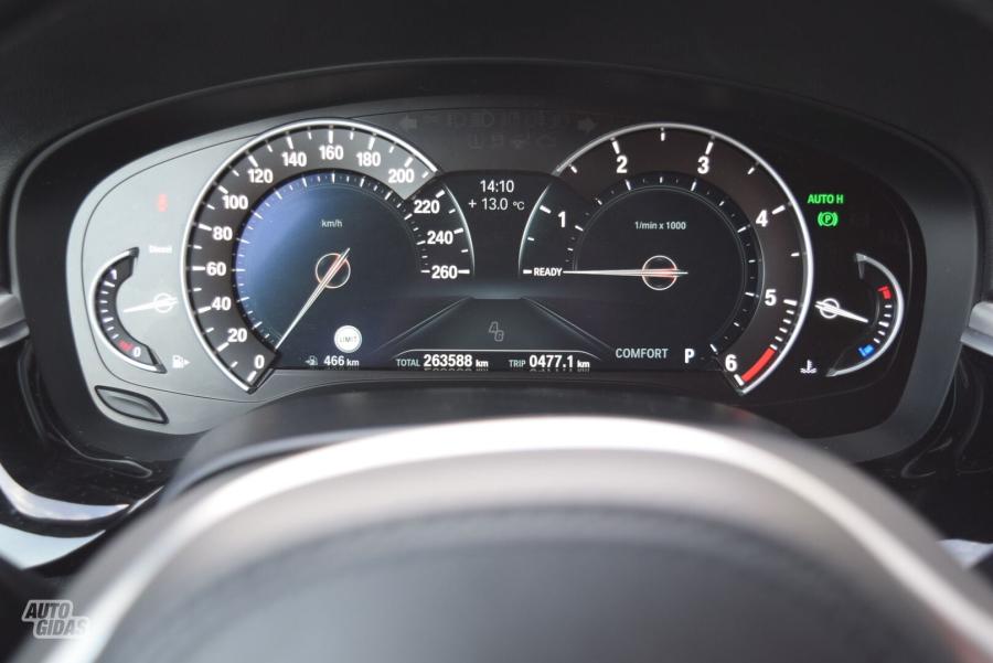 Black BMW 520 2019 in Vilnius, with an engine capacity of 2.00 L and mileage of 264 thousand km for 16500 €, photo 20 on AUTOMOTO.COM.LV