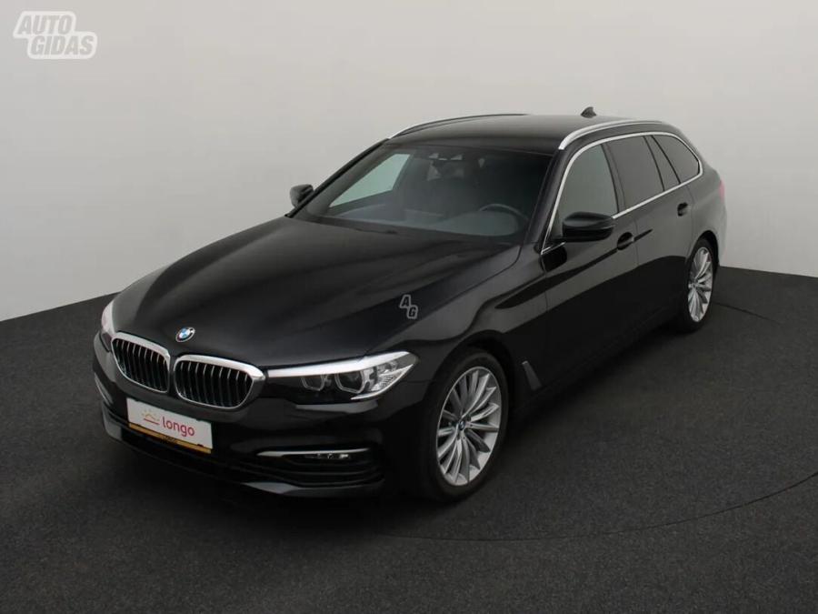 Black BMW 520 2019 in Vilnius, with an engine capacity of 2.00 L and mileage of 146 thousand km for 20999 €, photo 1 on AUTOMOTO.COM.LV