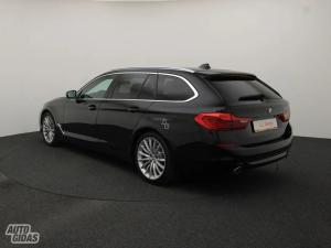 Black BMW 520 2019 in Vilnius, with an engine capacity of 2.00 L and mileage of 146 thousand km for 20999 €, photo 8 on AUTOMOTO.COM.LV