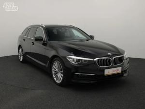 Black BMW 520 2019 in Vilnius, with an engine capacity of 2.00 L and mileage of 146 thousand km for 20999 €, photo 11 on AUTOMOTO.COM.LV