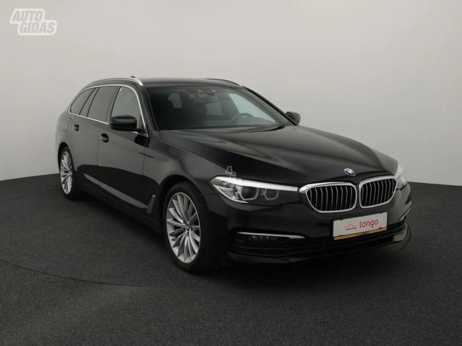 Black BMW 520 2019 in Vilnius, with an engine capacity of 2.00 L and mileage of 146 thousand km for 20999 €, photo 11 on AUTOMOTO.COM.LV
