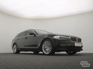 Black BMW 520 2019 in Vilnius, with an engine capacity of 2.00 L and mileage of 146 thousand km for 20999 €, photo 12 on AUTOMOTO.COM.LV
