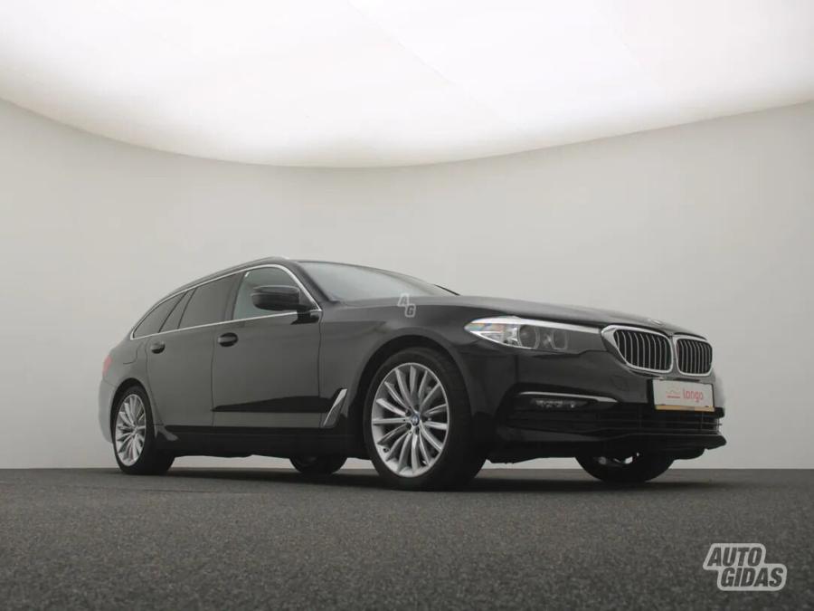 Black BMW 520 2019 in Vilnius, with an engine capacity of 2.00 L and mileage of 146 thousand km for 20999 €, photo 12 on AUTOMOTO.COM.LV