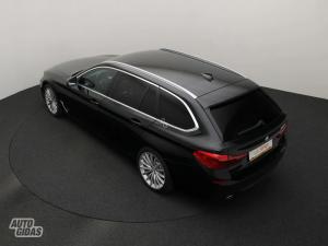 Black BMW 520 2019 in Vilnius, with an engine capacity of 2.00 L and mileage of 146 thousand km for 20999 €, photo 13 on AUTOMOTO.COM.LV