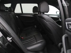 Black BMW 520 2019 in Vilnius, with an engine capacity of 2.00 L and mileage of 146 thousand km for 20999 €, photo 16 on AUTOMOTO.COM.LV