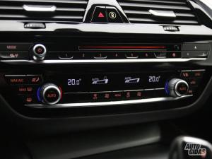 Black BMW 520 2019 in Vilnius, with an engine capacity of 2.00 L and mileage of 146 thousand km for 20999 €, photo 21 on AUTOMOTO.COM.LV