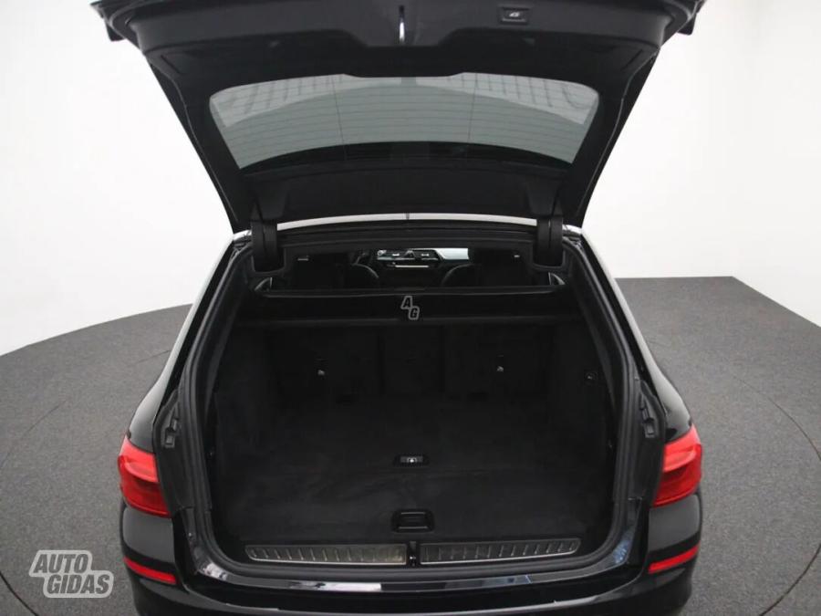 Black BMW 520 2019 in Vilnius, with an engine capacity of 2.00 L and mileage of 146 thousand km for 20999 €, photo 35 on AUTOMOTO.COM.LV