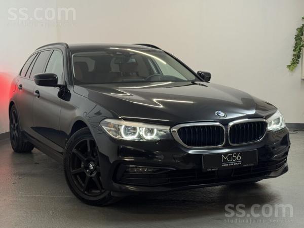 Black BMW 520 2019 in Riga, with an engine capacity of 2.00 L and mileage of 221 thousand km for 18900 €, photo 4 on AUTOMOTO.COM.LV