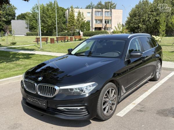 Black BMW 520 2019 in Kaunas, with an engine capacity of 2.00 L and mileage of 262 thousand km for 14150 €, photo 1 on AUTOMOTO.COM.LV