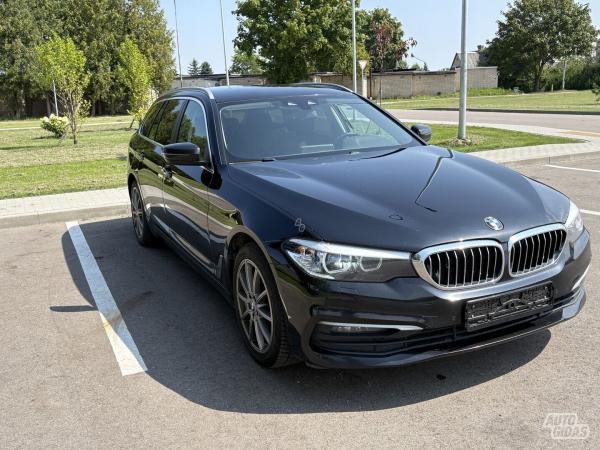 Black BMW 520 2019 in Kaunas, with an engine capacity of 2.00 L and mileage of 262 thousand km for 14150 €, photo 4 on AUTOMOTO.COM.LV