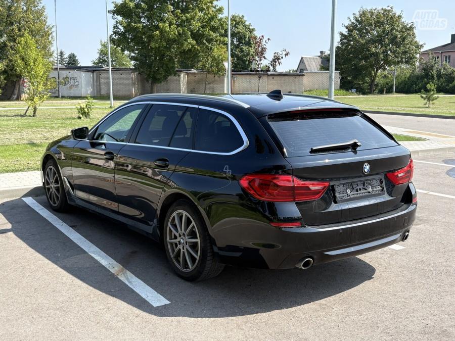Black BMW 520 2019 in Kaunas, with an engine capacity of 2.00 L and mileage of 262 thousand km for 14300 €, photo 7 on AUTOMOTO.COM.LV
